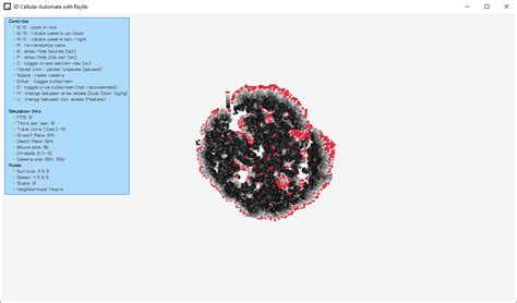 3d Cellular Automata [raylib C ] By Lelserslasers
