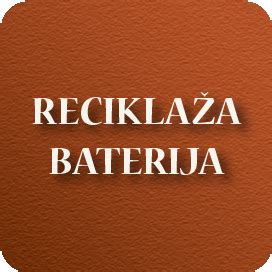 Reciklaža baterija Recikliraj