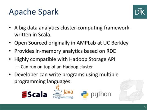 Apache Spark™ Is A Multi Language Engine For Executing Data S5ppt