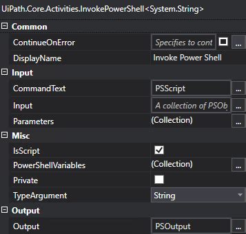 Powershell InvokeSet Throws Error Activities UiPath Community Forum
