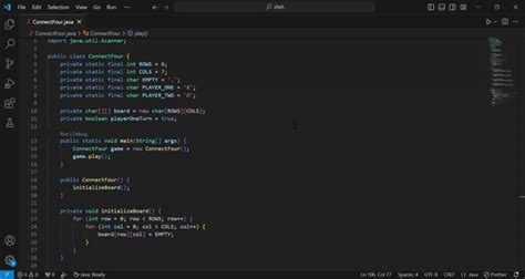 Harshini Karampudi On Linkedin Task 4 Make A Connect Four Game Using Java Completed Internpe