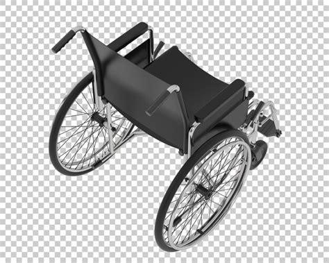 Инвалидная коляска на прозрачном фоне 3d рендеринг иллюстрации ...