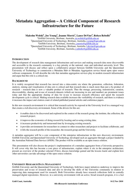 pdf metadata aggregation a critical component of research