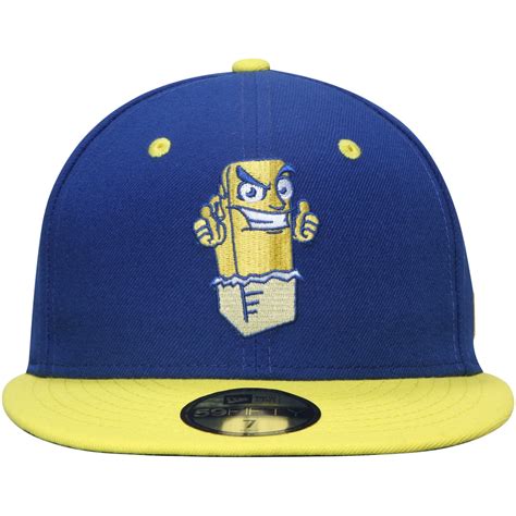 Mens Syracuse Mets New Era Royal Yellow Theme Nights On Field 59fifty Fitted Hat