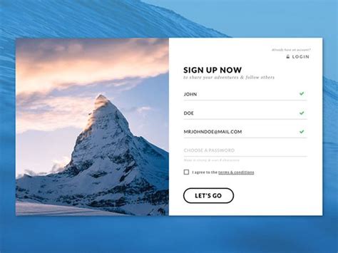 44 beautiful sign up form designs naldz graphics form design web
