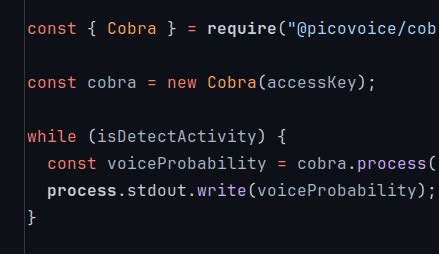 Voice Activity Detection In Node Js Picovoice