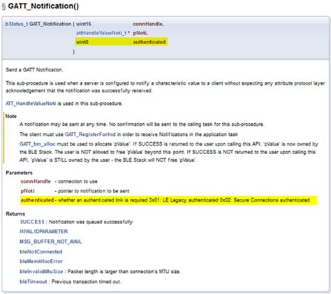Cc2642r Gattnotification Send Success However The Mobile App Did Not Show That It Was
