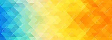 추상 화려한 기하학적 배너 서식 파일 무료 벡터