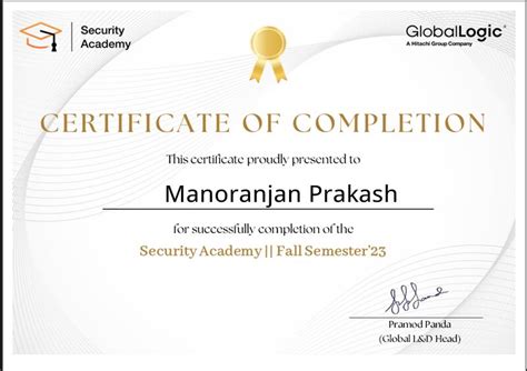 manoranjan prakash on linkedin successfully completed the 23 fall
