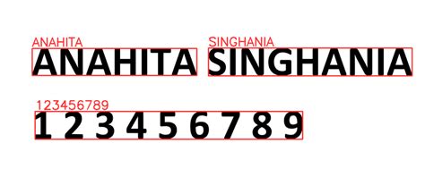 GitHub Singhania Text Detection