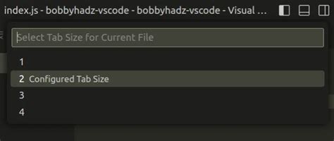 Change The Indentation In VS Code Or Spaces Tab Size Bobbyhadz