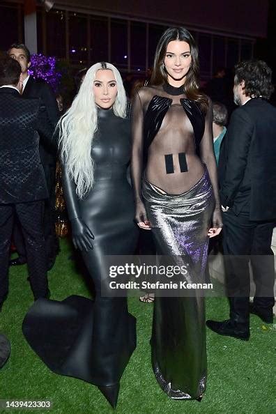 Kim Kardashian And Kendall Jenner Attend The 2022 Lacma Artfilm Gala