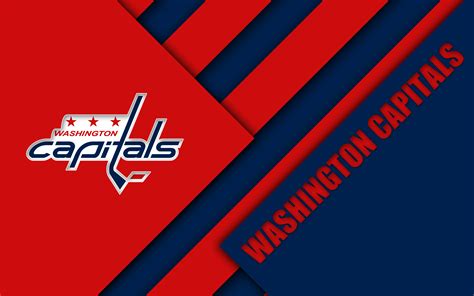 Logo Nhl Emblem Washington Capitals Hd Wallpaper