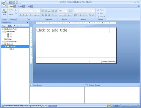 Sql Ssrs Must Declare Scalar Variable Error Query Data Set Stack