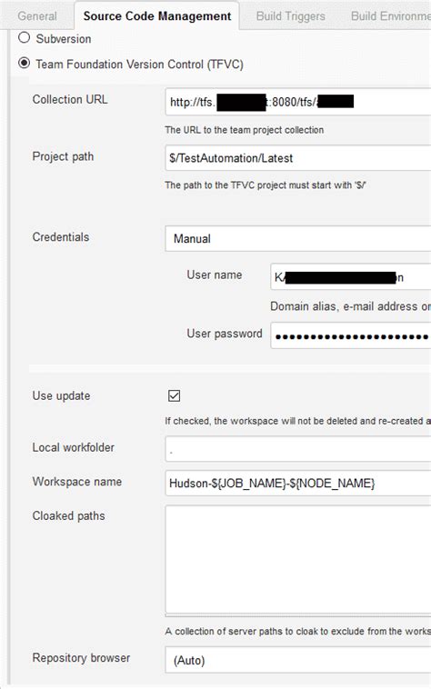 Jenkins Selenium Tfs Integration