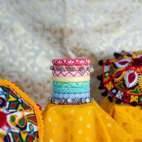 Fabric Bangles Set