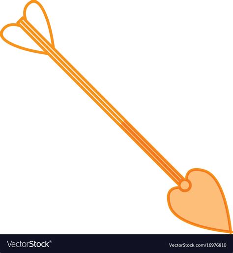 Cupid Arrow Symbol Royalty Free Vector Image VectorStock