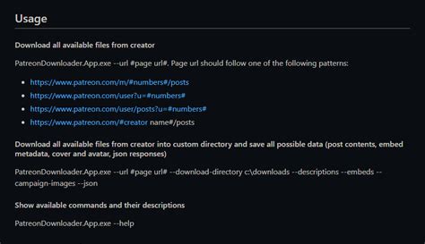So How Do You Actually Use The Program · Issue 75 · Alexcsdev Patreondownloader · Github