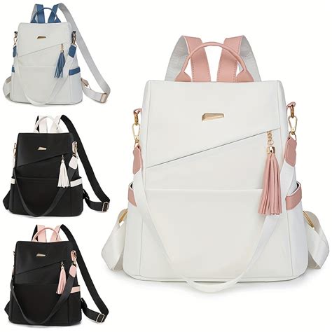Small Diaper Backpack Waterproof Oxford Bag Waterproof Convertible