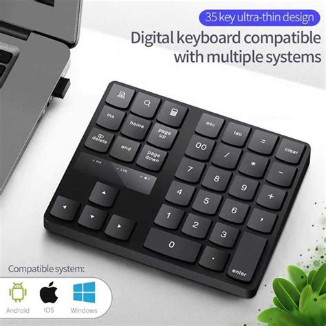 Jual Cod Numeric Keypad Numpad Wireless 24ghz Empuk Pelengkap