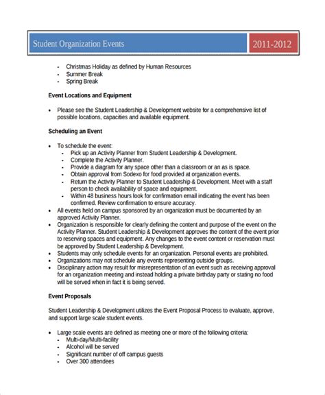 Event Proposal Examples To Download