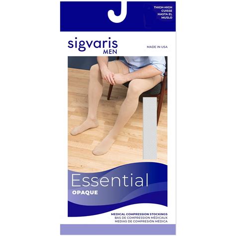Sigvaris 862 Select Comfort Thigh High For Men 20 30mmhg Compression
