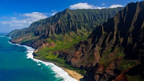 The Na Pali Coast From The Sky Kauai Island Hawaii Usa Windows