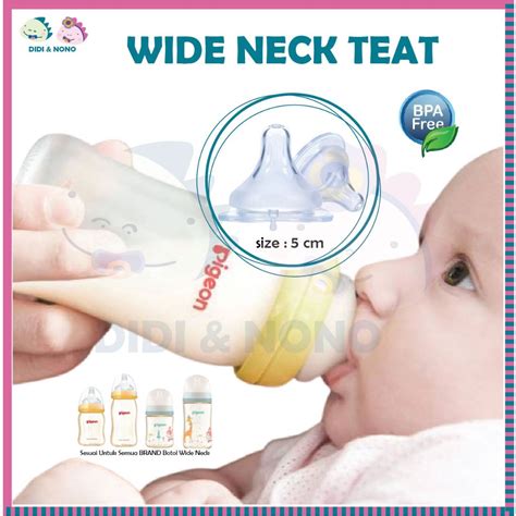 Silicone Wide Neck Teat Nipple Puting Botol Susu Shopee Malaysia