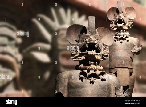 The Aztec Bat King Is Associated With Mictlantecuhtli God Of Death As Well As Pollination And