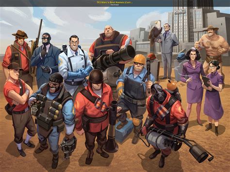 Tf2 Mercs Real Names Currently Mod For Team Fortress 2 Tf2 Mods