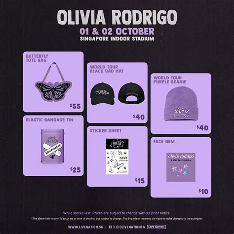 Olivia Rodrigo Guts World Tour 2024 Singapore Concert Guide