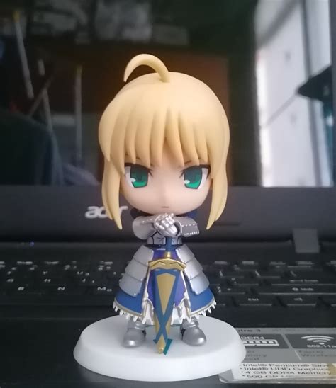 FGO Artoria Pendragon Saber chibi figure, Hobbies & Toys, Toys & Games on Carousell