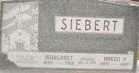 Aaron P Siebert 1899 1989 Mémorial Find A Grave
