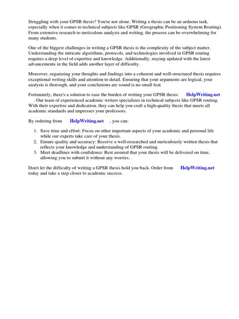 Gpsr Thesis Pdf Global Positioning System Computer Network