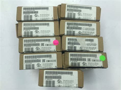 Pack 9x Siemens 6es7 972 0ba52 0xa0 Profibus Connector 1p Plc Company