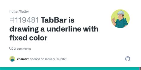 Tabbar Is Drawing A Underline With Fixed Color Issue Flutter Flutter Github