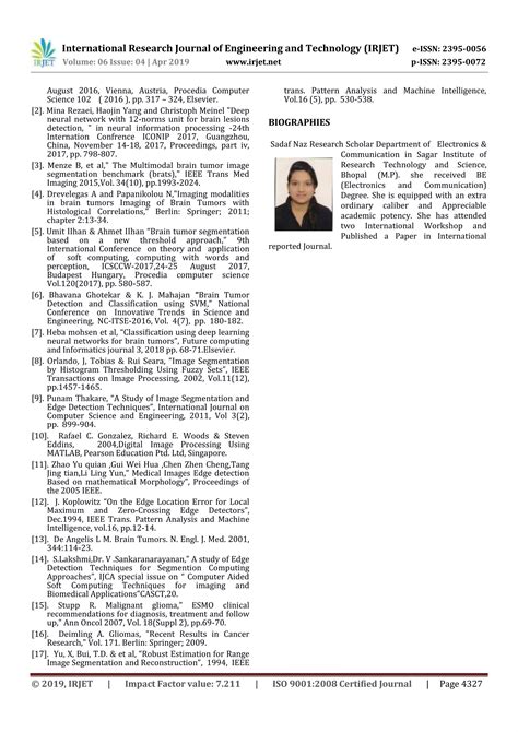 Irjet An Efficient Brain Tumor Detection System Using Automatic