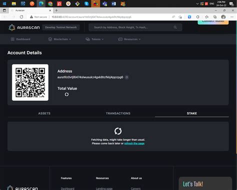 [aurascan] My Account Loading Process Ux Enhancement · Issue 1165 · Aura Nw Aurascan · Github