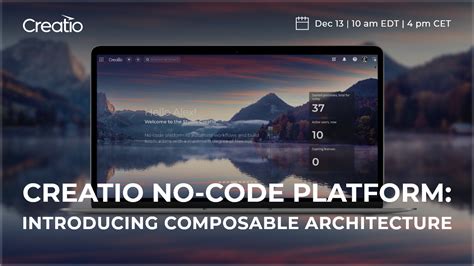 creatio platform update event introducing composable architecture dec