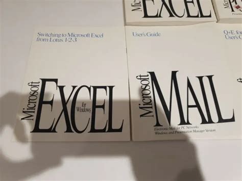 Microsoft Excel Word Mail Powerpoint Office User Reference Guidebooks