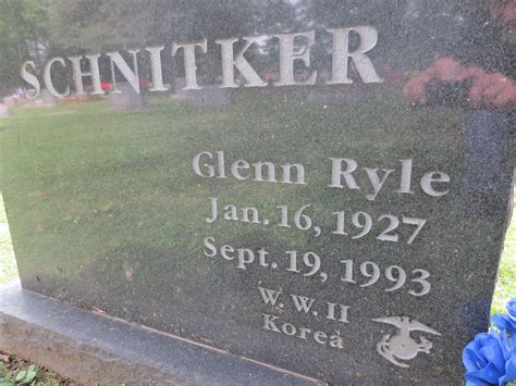 Glenn Ryle Skipper Ryle” Schnitker 1927 1993 Find A Grave Memorial