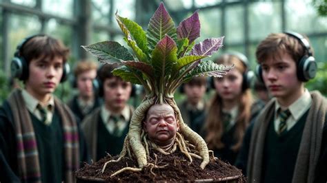 Harry Potter Mandrake Guide Screaming Plant Secrets