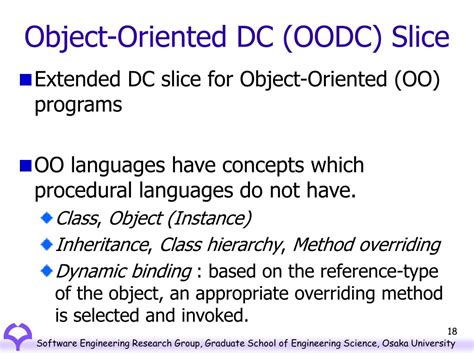 Ppt A Slicing Method For Object Oriented Programs Using Lightweight