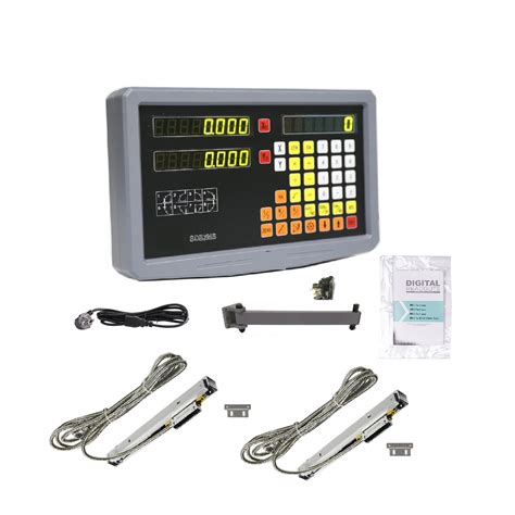 Lathe Linear Scale 2 Axis Digital Readout Dro Kit Sds2ms And 2pcs