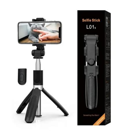 Трипод для телефона Tripod L01S Селфи-палка с пультом Bluetooth Монопод ...