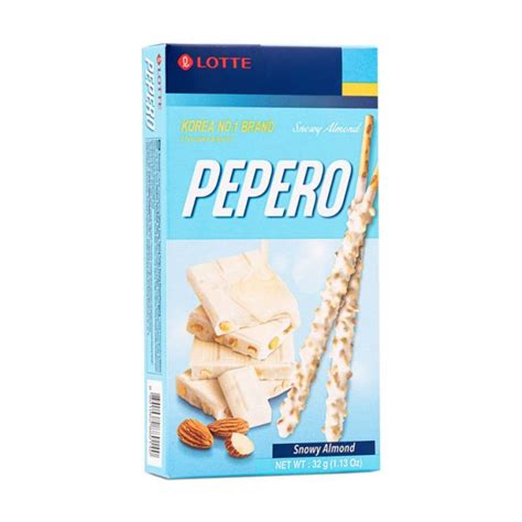 Lotte Snow Almond Pepero 32g Oceanic Supermarket