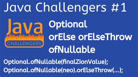 Java 9 Optional Orelse Orelseget Orelsethrow 1