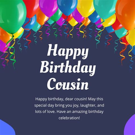 Best Happy Birthday Wishes For Cousin Also Get Birthday Wishes With