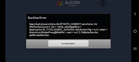 Bluetooth Conection Problem Fail Message In The Browser Bugs And Other Issues MIT App
