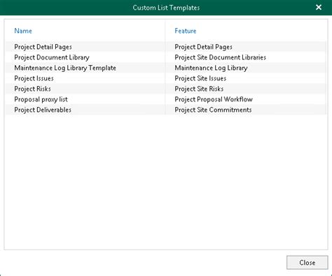 custom list settings veeam backup explorers guide